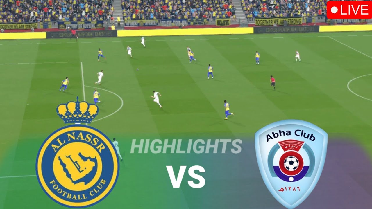 馃敶al Nassr Vs Abha Live Celebration All Goals And Highlights 2023