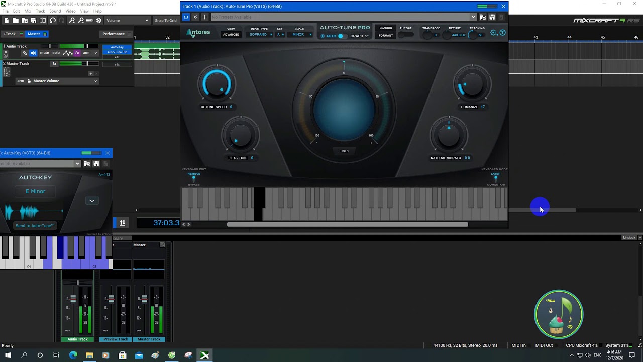 Cách hát Auto Tune Pro 9 trên phần Mixcraft Recording Studio 9 và ...
