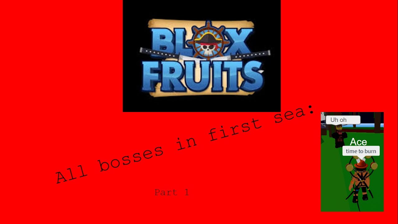 All bosses in first Sea Pt 1 - YouTube