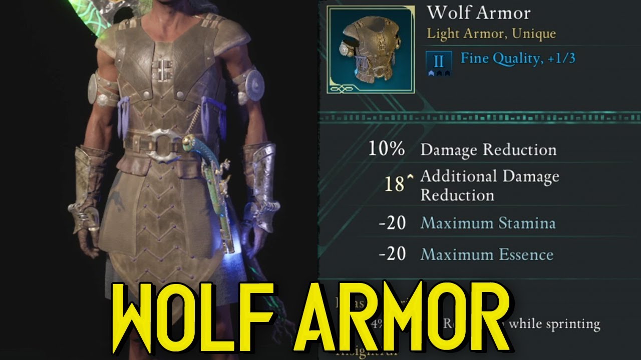 TANKY UNIQUE MEDIUM ARMOR: Wolf Armor Location Guide - Avowed - YouTube