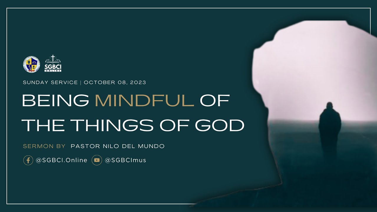 Being Mindful of the Things of God - YouTube