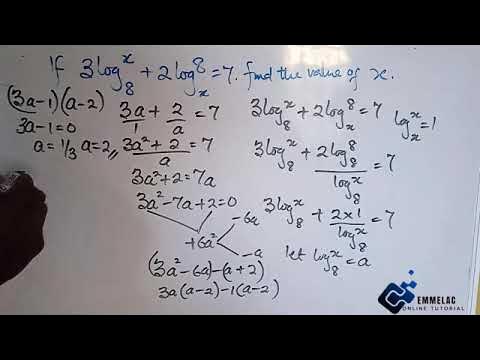 Logarithmic Equations: How to solve logarithmic equations step by step ...