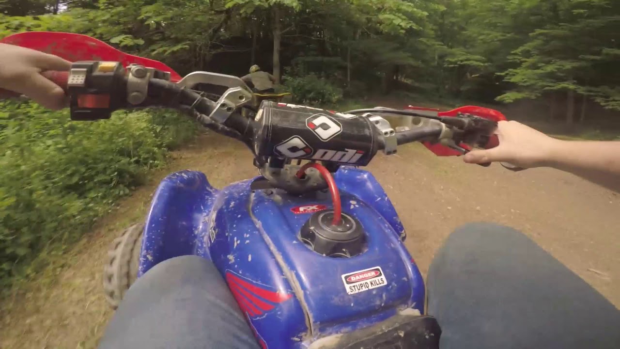 Honda 400EX Crash - YouTube