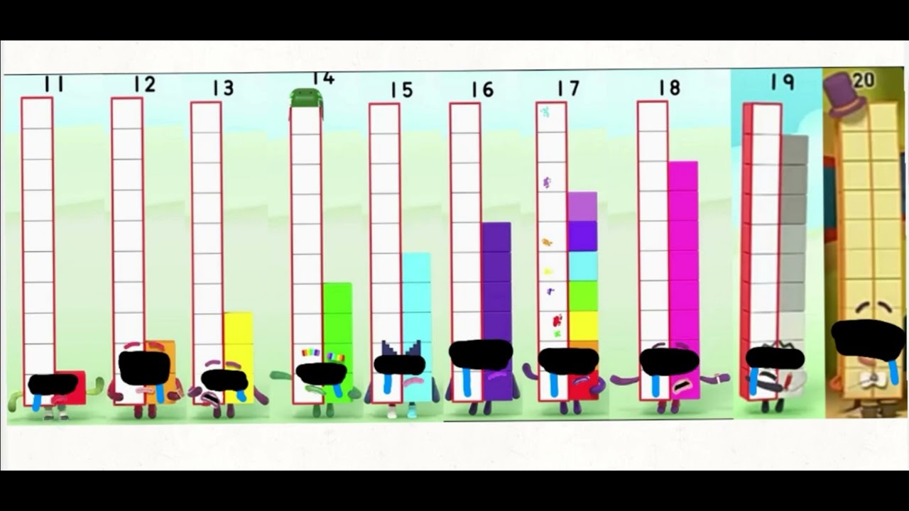 The numberblocks teen numbers part 11 (sad version) - YouTube