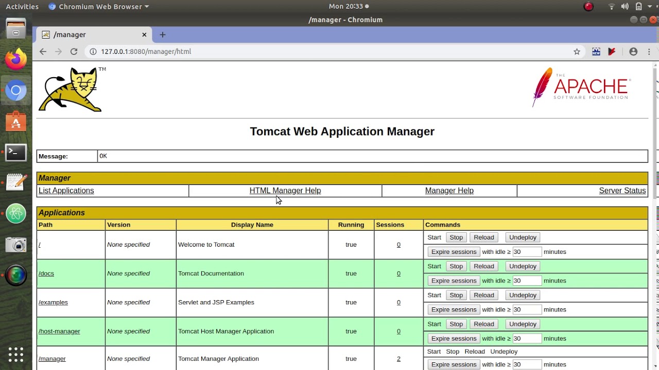 Apache Tomcat 9 0 30 On CentOS 8 YouTube apache-tomcat-9-0-30-on-centos-8-youtube