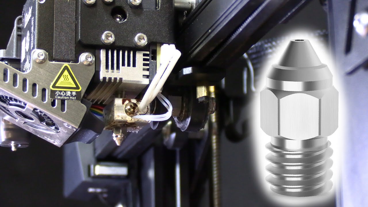 How To UPGRADE The NOZZLE In Creality Sprite Extruder To HIGH FLOW
