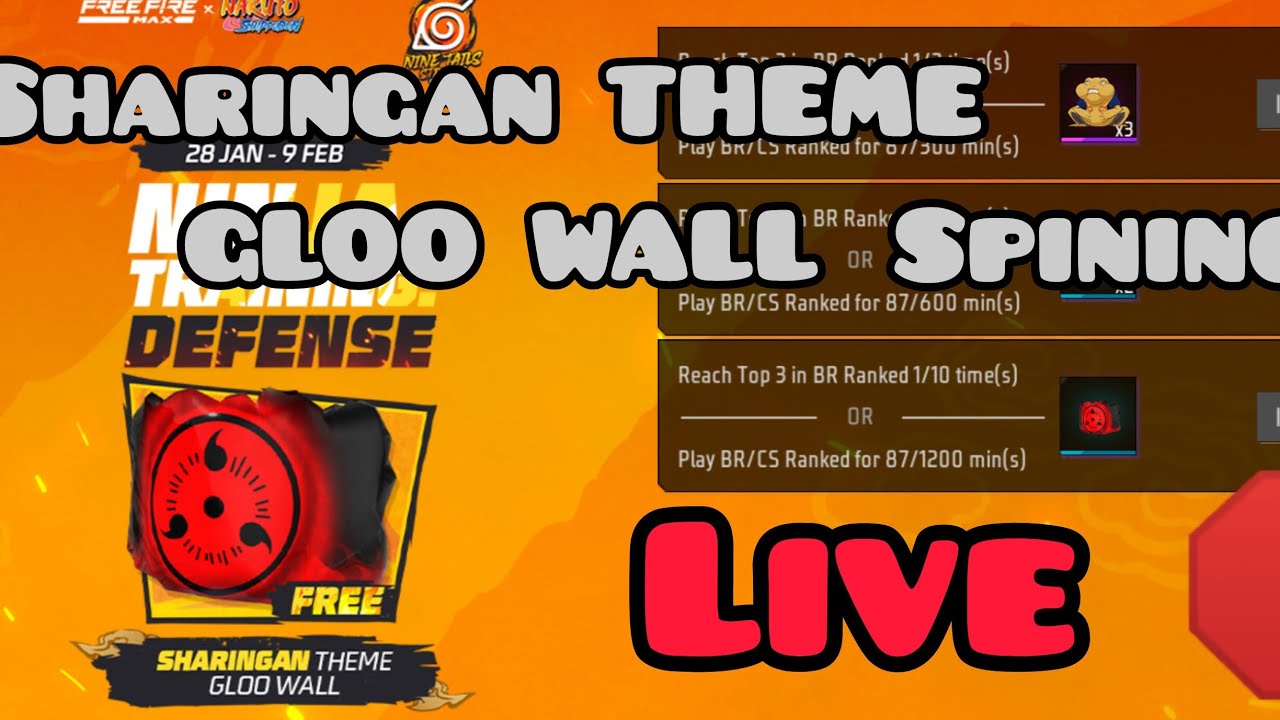 sharingan THEME gloo wall spining - YouTube