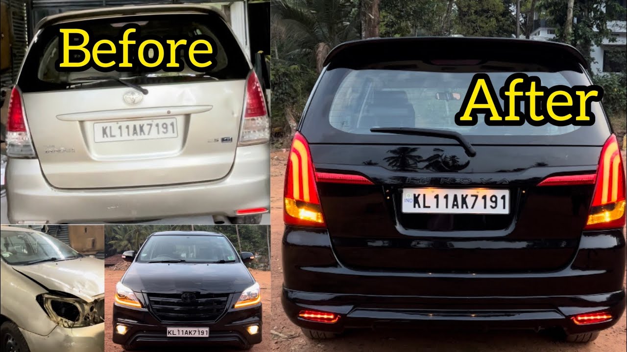 അത്ഭുതപ്പെടുത്തുന്ന മാറ്റം😳 Type 1 to Type 4 Innova Conversion,Interior ...