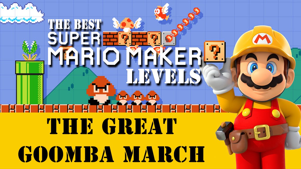 Amazing Super Mario Maker levels: The Great Goomba March - YouTube