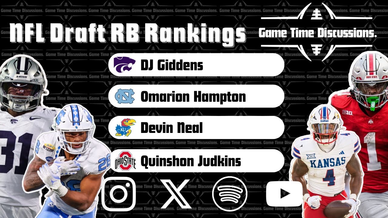 2025 NFL Draft Running Back Rankings | The Best Class of All Time ...
