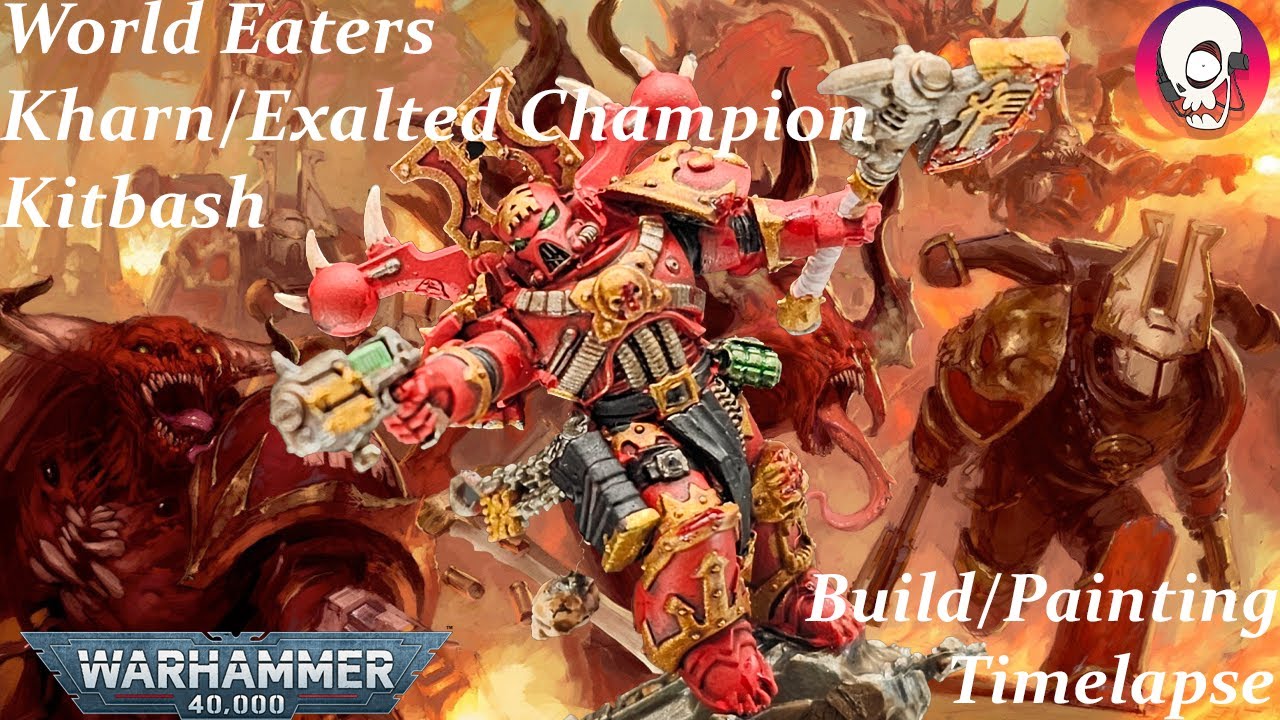 World Eaters Kharn The Betrayer Kitbash - YouTube