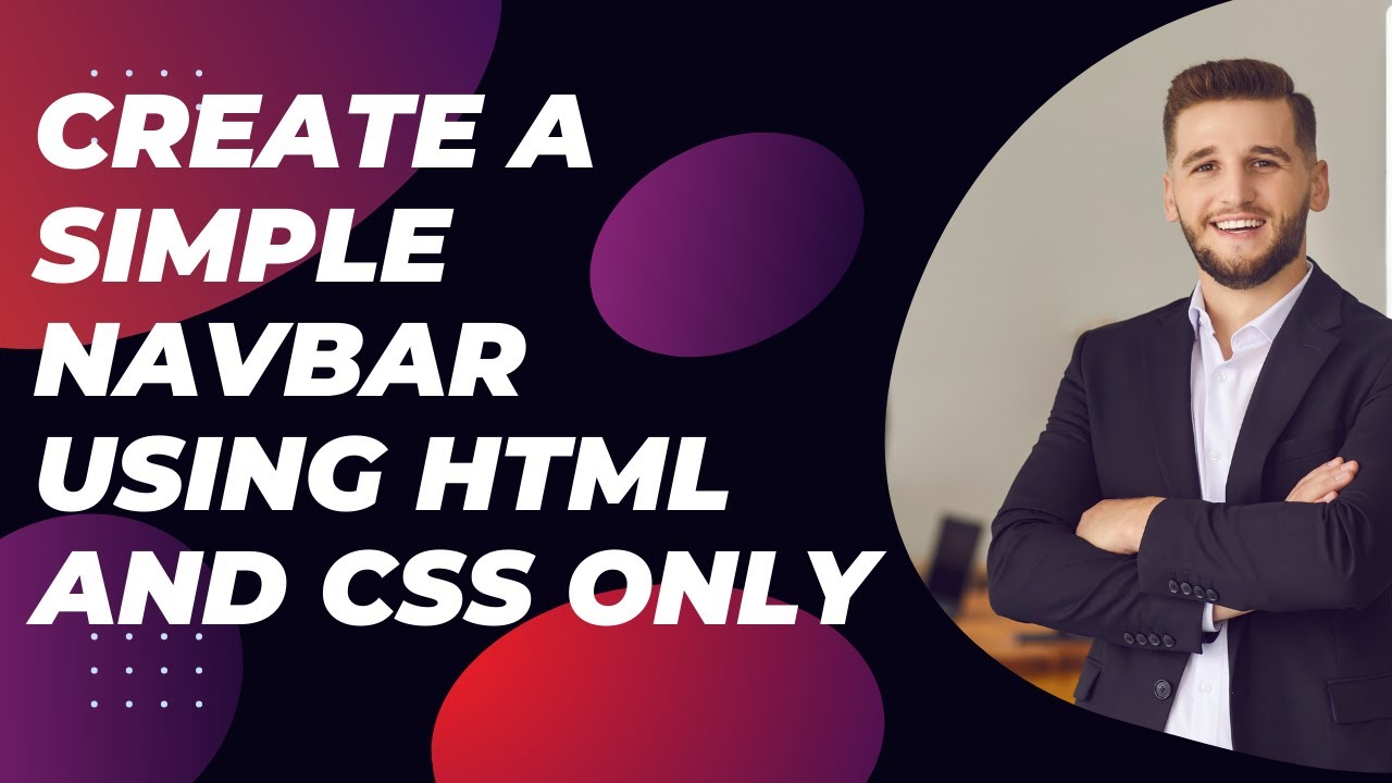 How To Create Navbar Using Html Css Youtube 0724