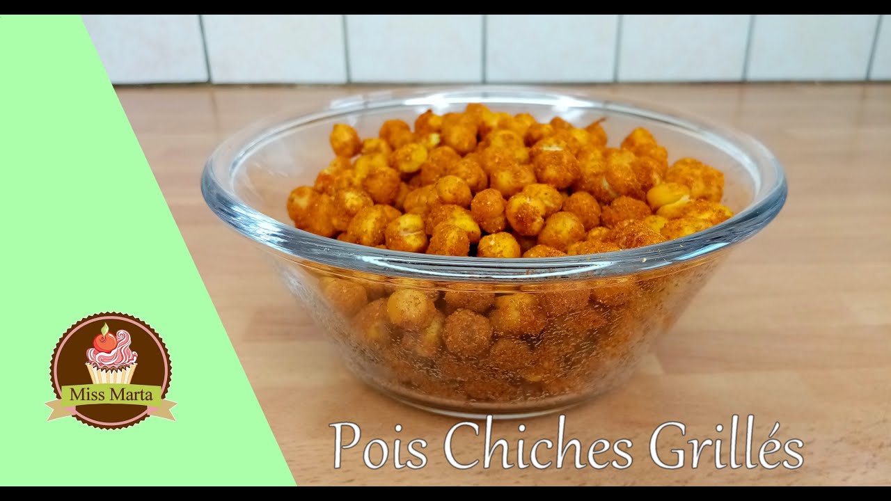 Recette de Pois chiches grillés pour l'APÉRO - YouTube