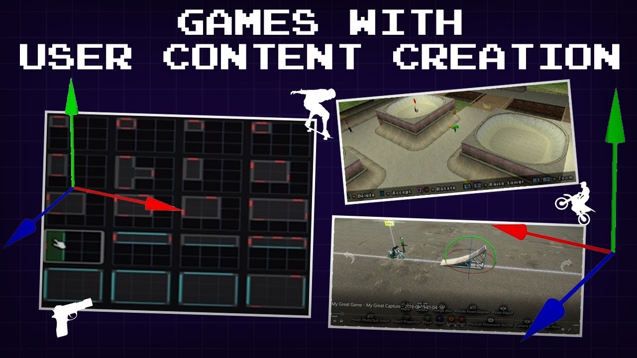 5 Games With User Content Creation - YouTube
