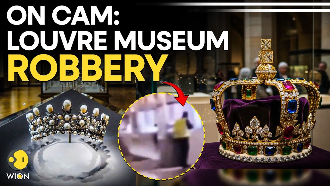 Louvre Museum Robbery LIVE: Man Cuts Through Glass Display Case ...