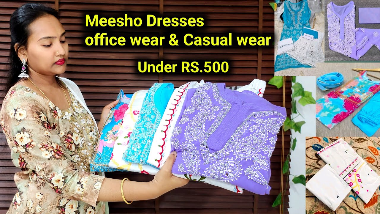 Meesho బడ్జెట్ Dresses collection 👌 చాలా తక్కువ ధరల్లో మంచి Sets 😍 all ...