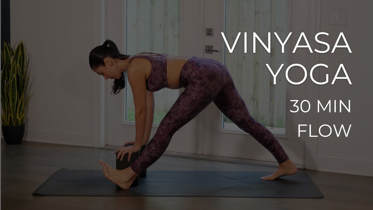 Elevate Your Practice: 30 Minute Vinyasa Yoga Flow with Blocks - YouTube