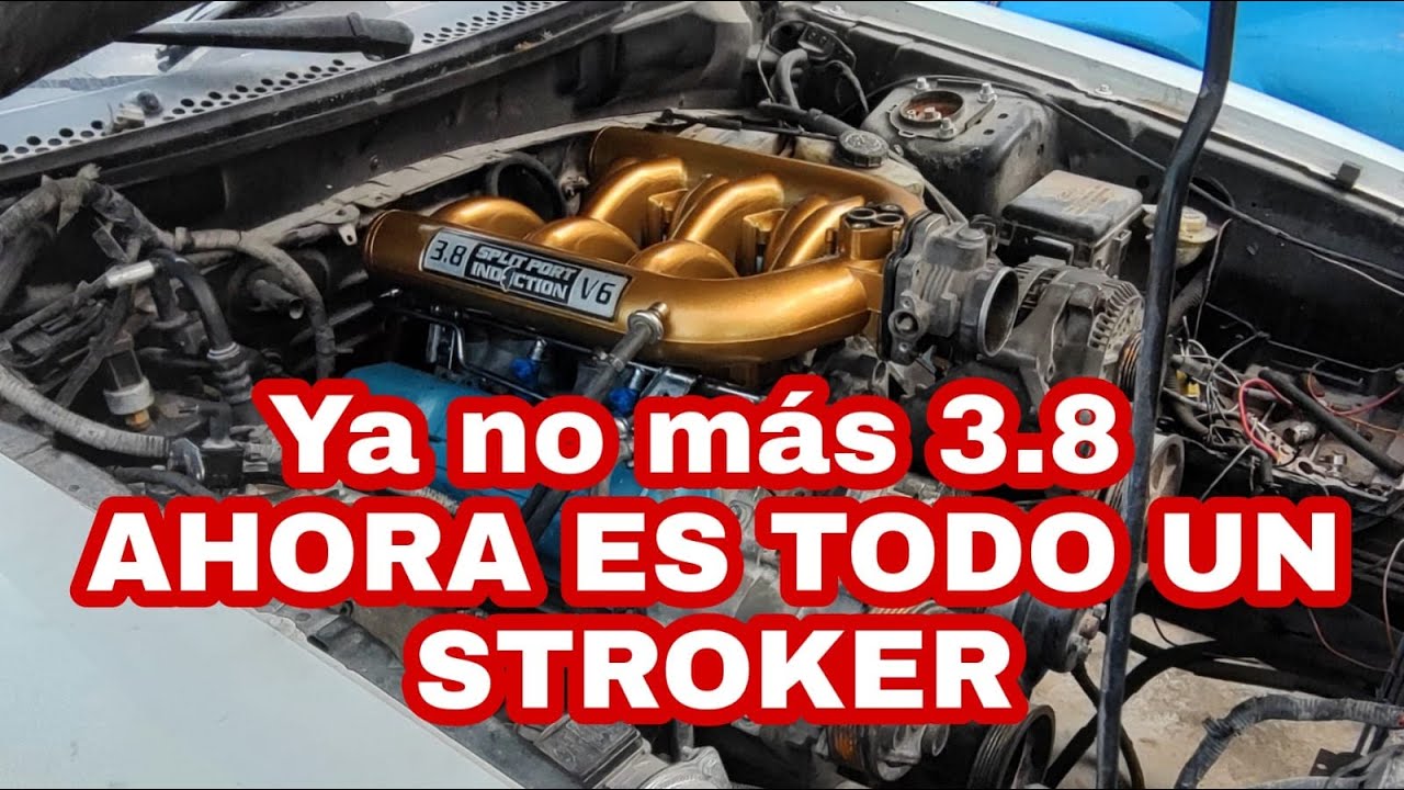 Mustang 3.8 (YA ES UN 4.2 STROKER) mejoras - YouTube