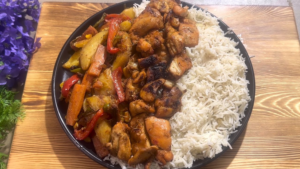 Perfect Dinner Recipe,BBQ Platter,PartyPlatter,Chicken tikka,veggies ...