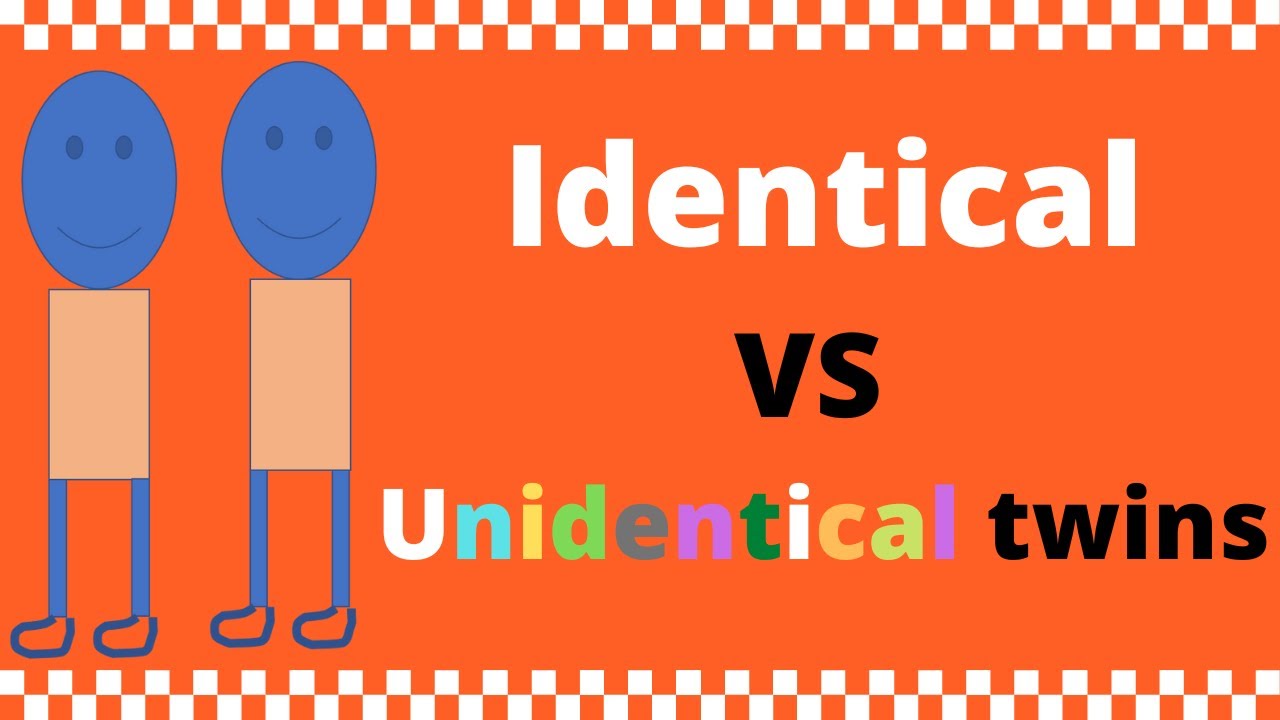 Identical VS Unidentical twins - YouTube