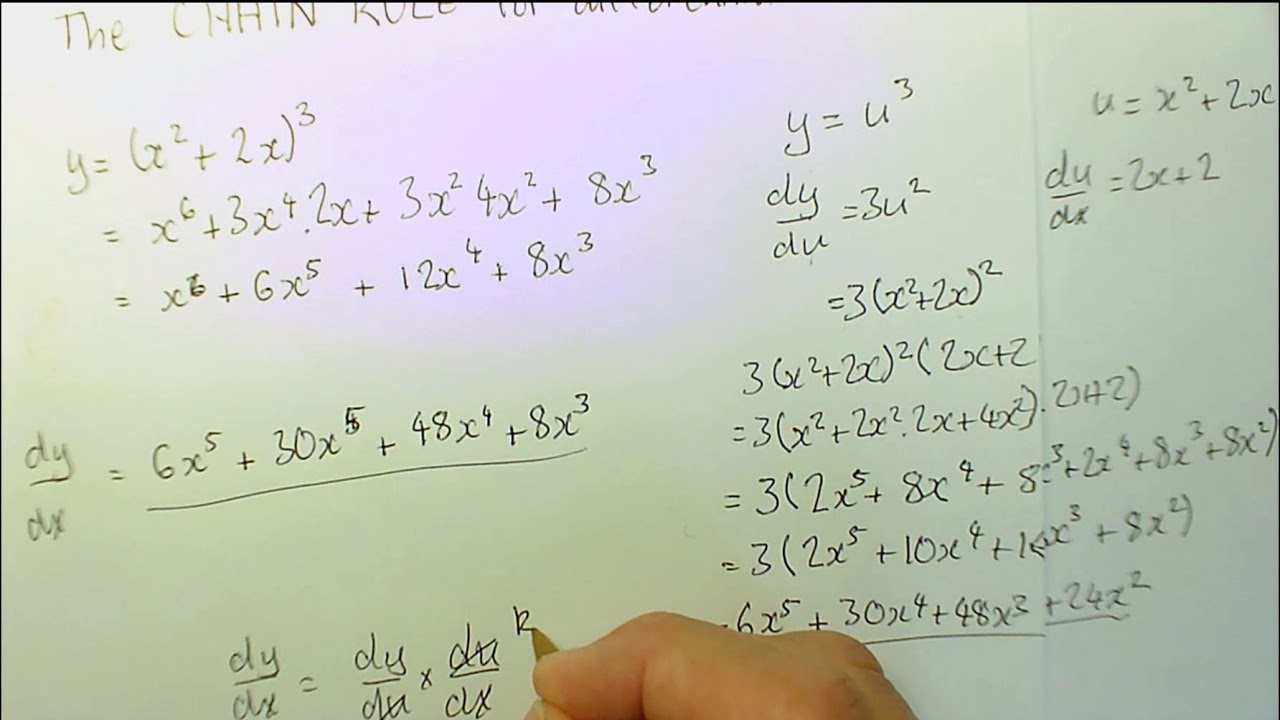 HW question 5 - Introducing the Chain Rule and Differential Equations ...