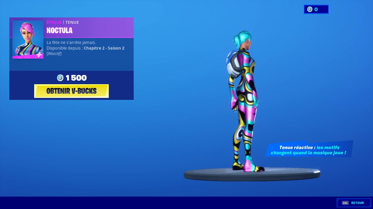 NOCTULA | SKIN | ÉPIQUE | FORTNITE - YouTube