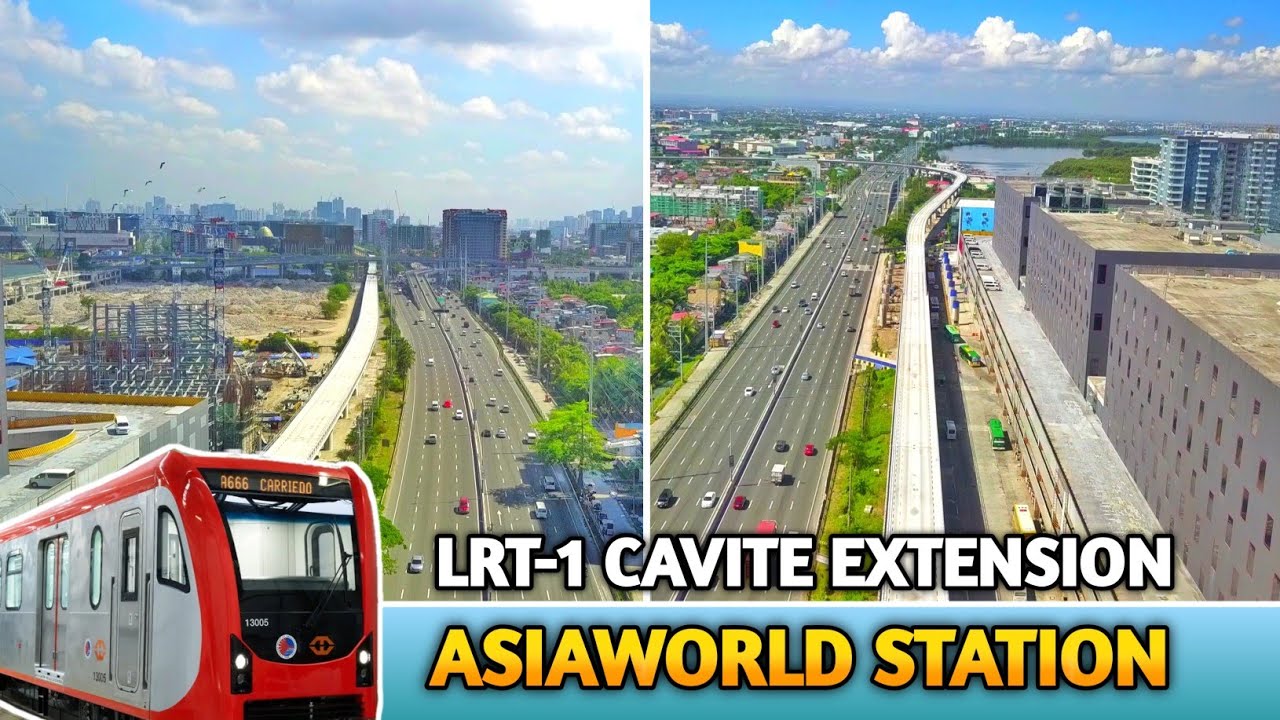 Asiaworld Station Kamusta Na Kaya? | LRT-1 CAVITE EXTENSION UPDATE ...