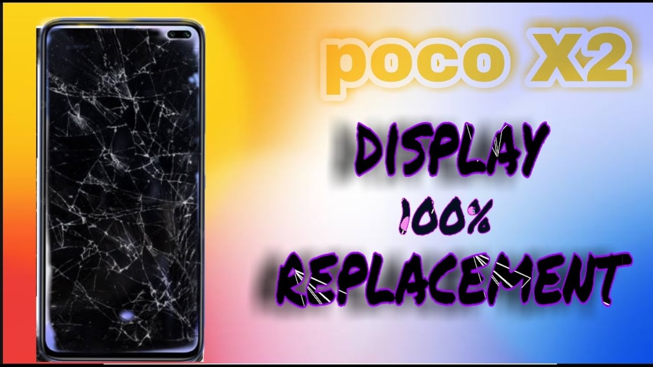 Poco x2 display replacement | display repair - YouTube