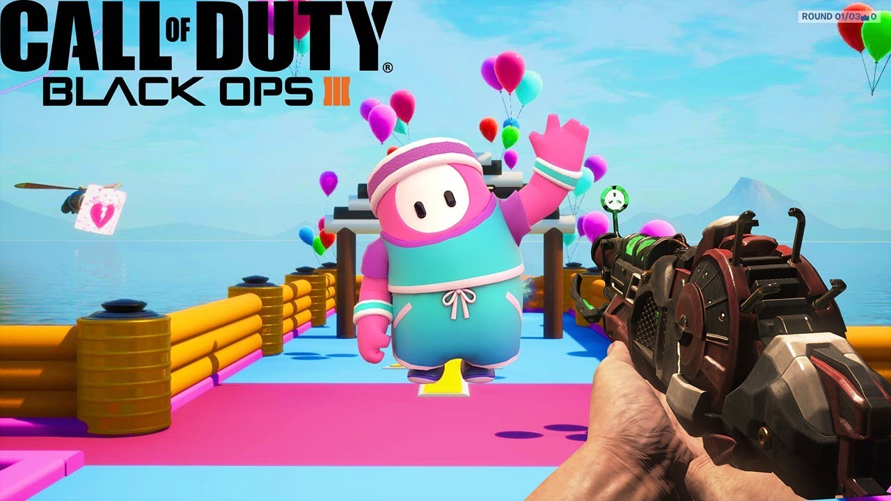 FALL GUYS Zombies In COD Black Ops 3 - YouTube