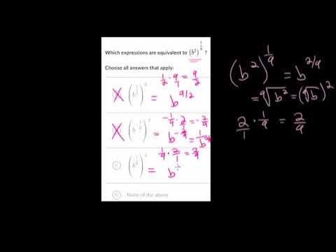 Rational Exponents Challenge: Practice - YouTube