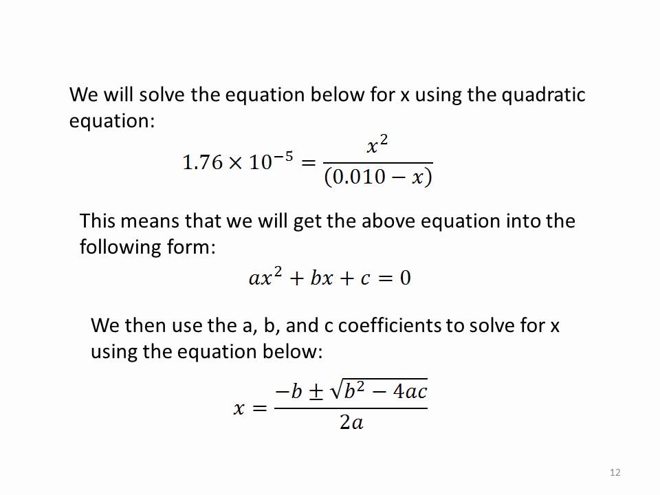 Calculating the pH of a weak base solution - YouTube