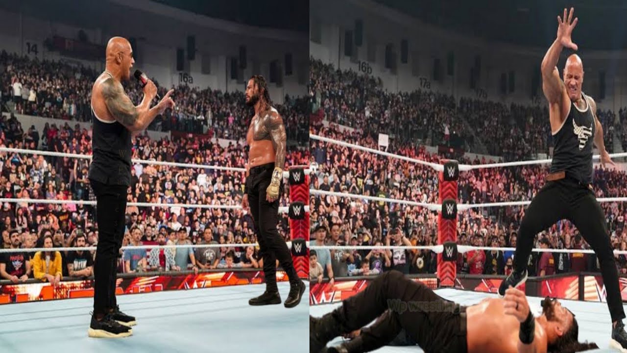The Rock Return Royal Rumble Attack & Challenge Roman Reigns || #wwe # ...