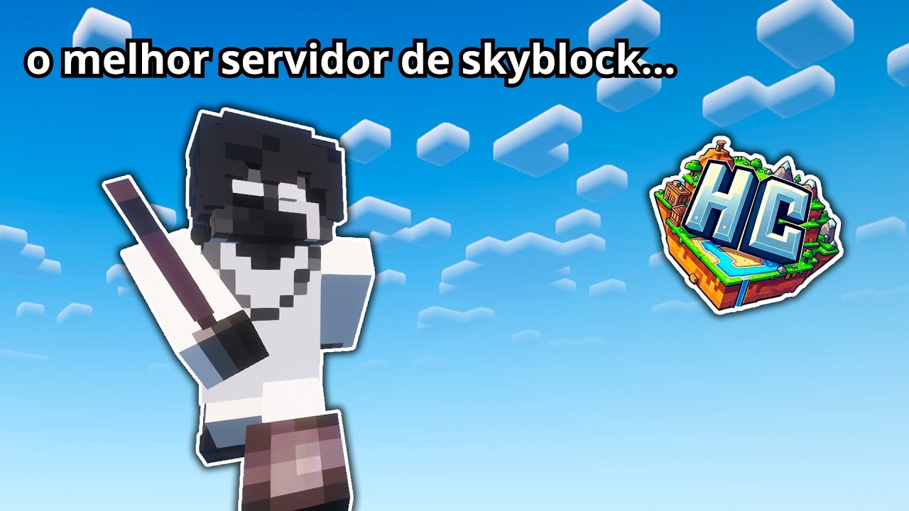 NOVO SERVIDOR de SKYBLOCK para MINECRAFT JAVA e BEDROCK, PETS, SPAWNERS ...