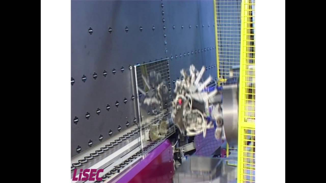 LISEC VSA with Muntin Punch-out Device - YouTube