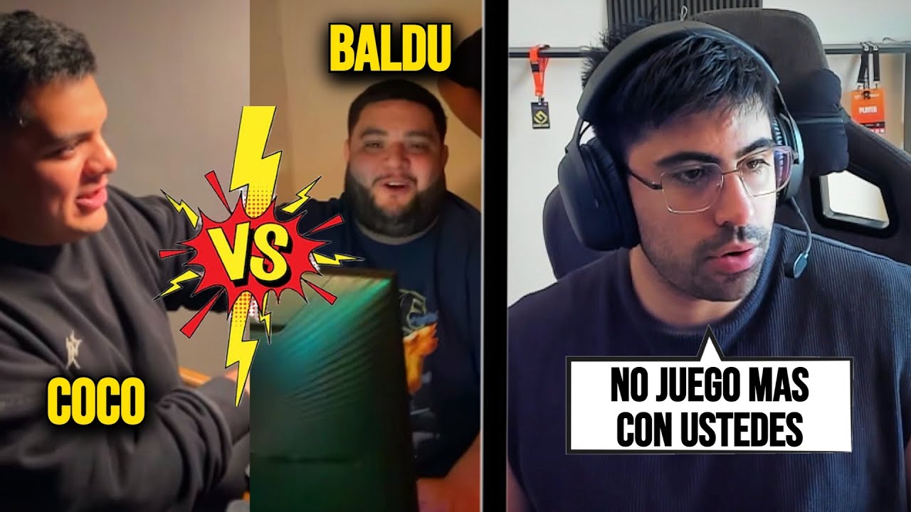 BALDU vs COCO 1VS1 en LAN y NIKOM SE DESCONOCE CON GUIDI😂👀 - YouTube