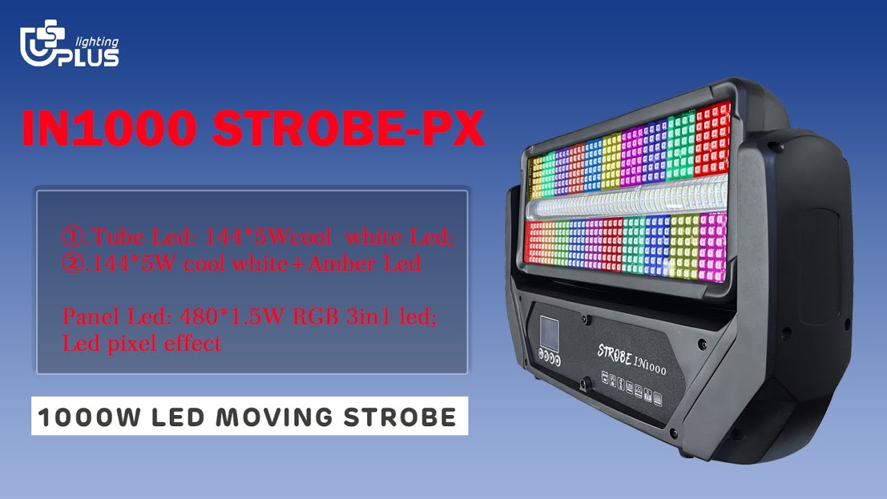 IN 1000 STROBE-PX ---1000W indoor Led strobe moving light with pixel ...