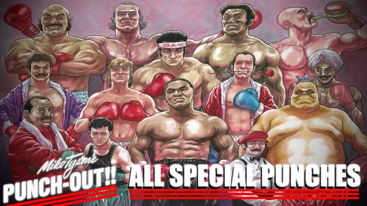 Mike Tyson's Punch-Out!! (NES) All Special Punches - YouTube