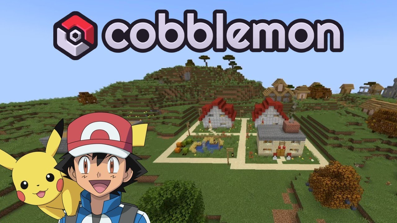 COBBLEMON!! Building the BEST Pallet Town EVER (ep 1) - YouTube