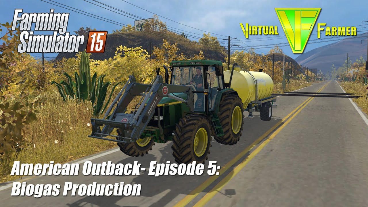 Farming Simulator 15 - American Outback Ep5: Biogas Production - YouTube