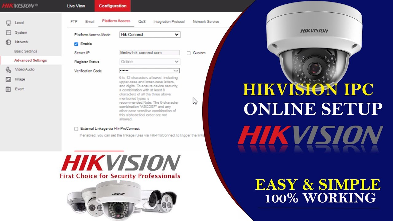 How to Online Hikvision IP Camera || hikvision ip camera setup - YouTube