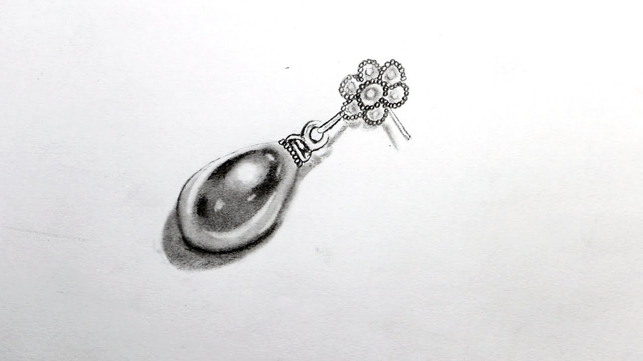 how to draw jewellery step by step - YouTube