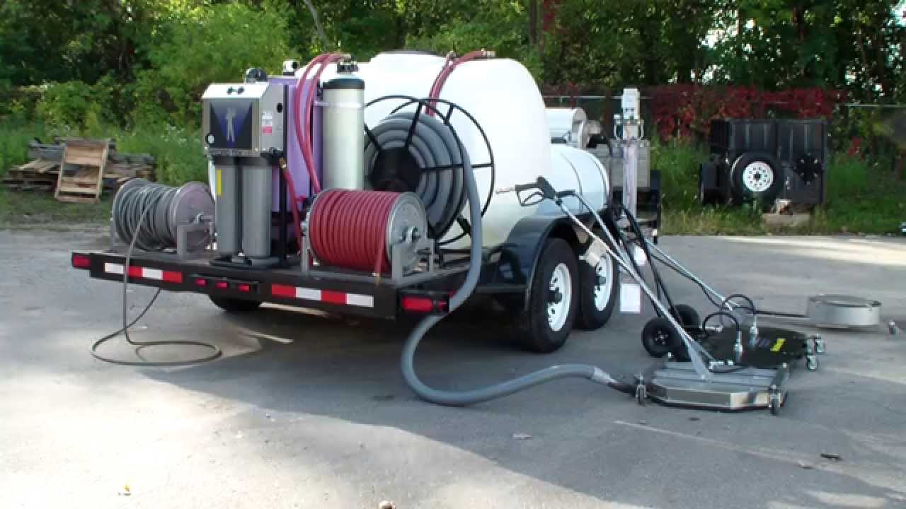 HYDRO TEK 3500 PSI @ 9 GPM HOT WATER PRESSURE WASHER, AVZ88 RECYCLING ...