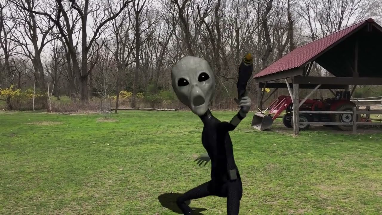 Alien Invasion Farm park at Long Island Tucker Carlson reacts. - YouTube