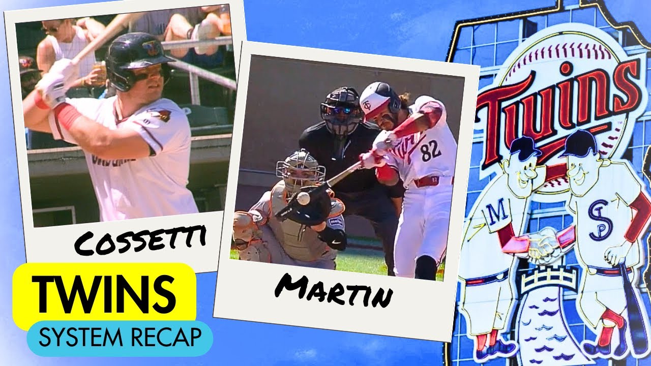 Twins System Recap 4/21: Ausin Martin Hits 1st Home Run - YouTube