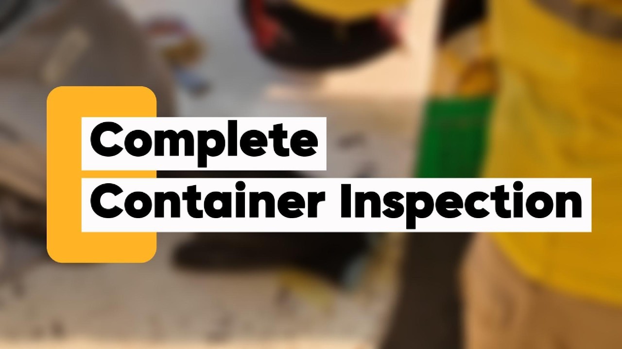 Container Inspection Process at MECRC | IICL-Compliant Visual ...