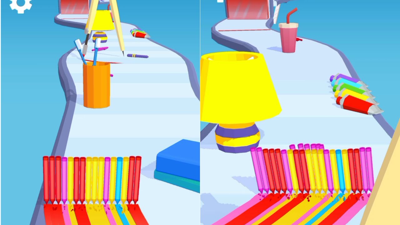 Pencil Rush 3D Game Ios Android Gameplay Walkthrough #18 - YouTube