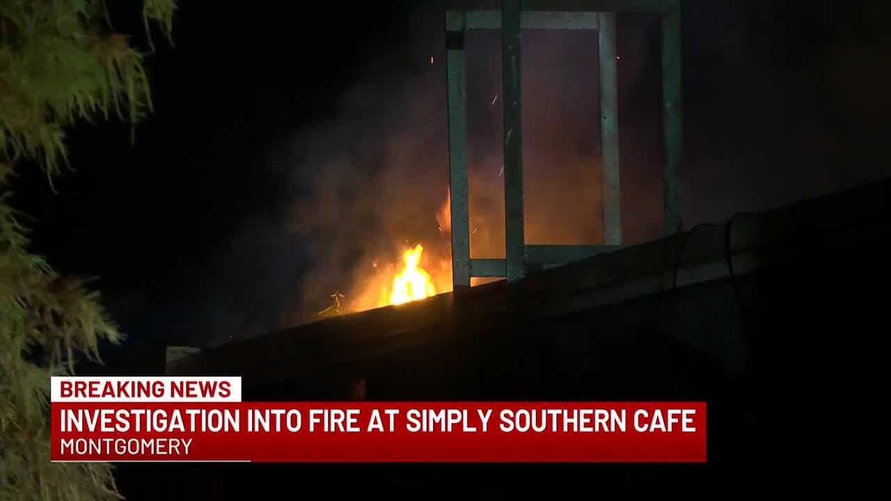 Fire at Montgomery’s Simply Southern Cafe under investigation - YouTube