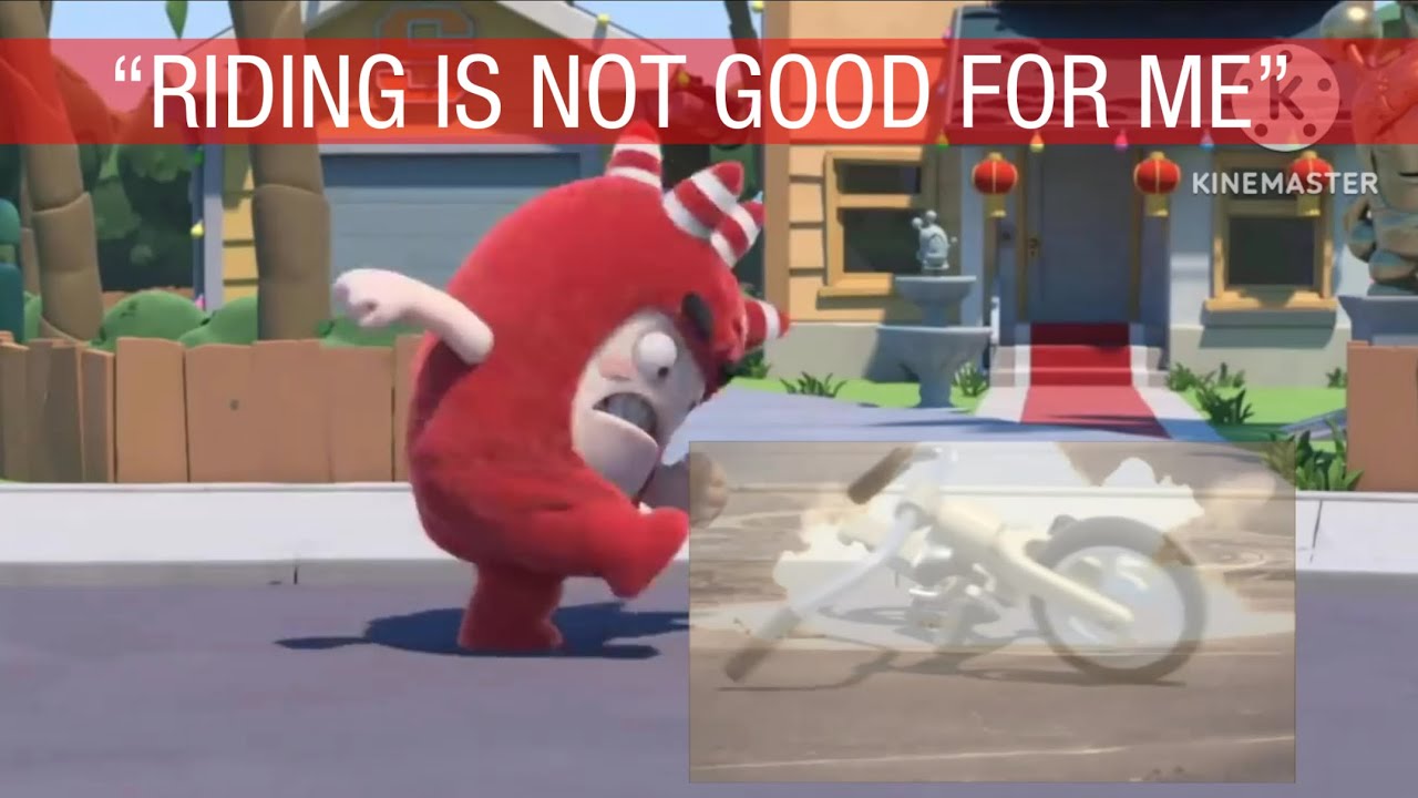 (YTP) Oddbods Fuse bad at riding - YouTube