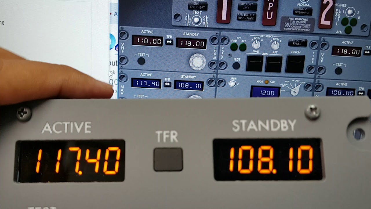 Radio Panel work with Prosim 737 - YouTube