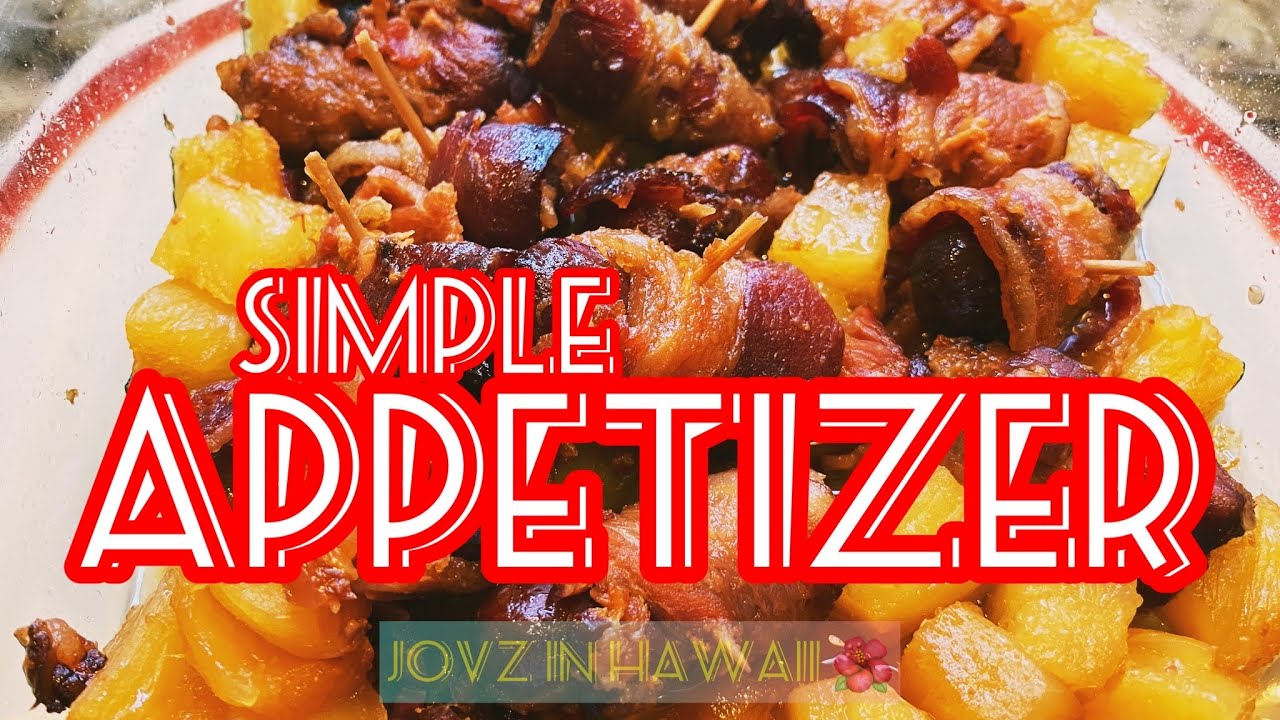 Simply trying an APPETIZER/PUPUS || Lil’ sweetened Bacon-wrapped ...